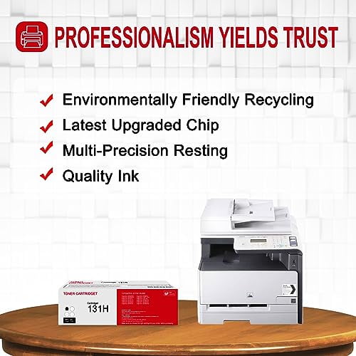 1 Pack 131H Black Toner Cartridge: Compatible CRG131H Replacement for ...