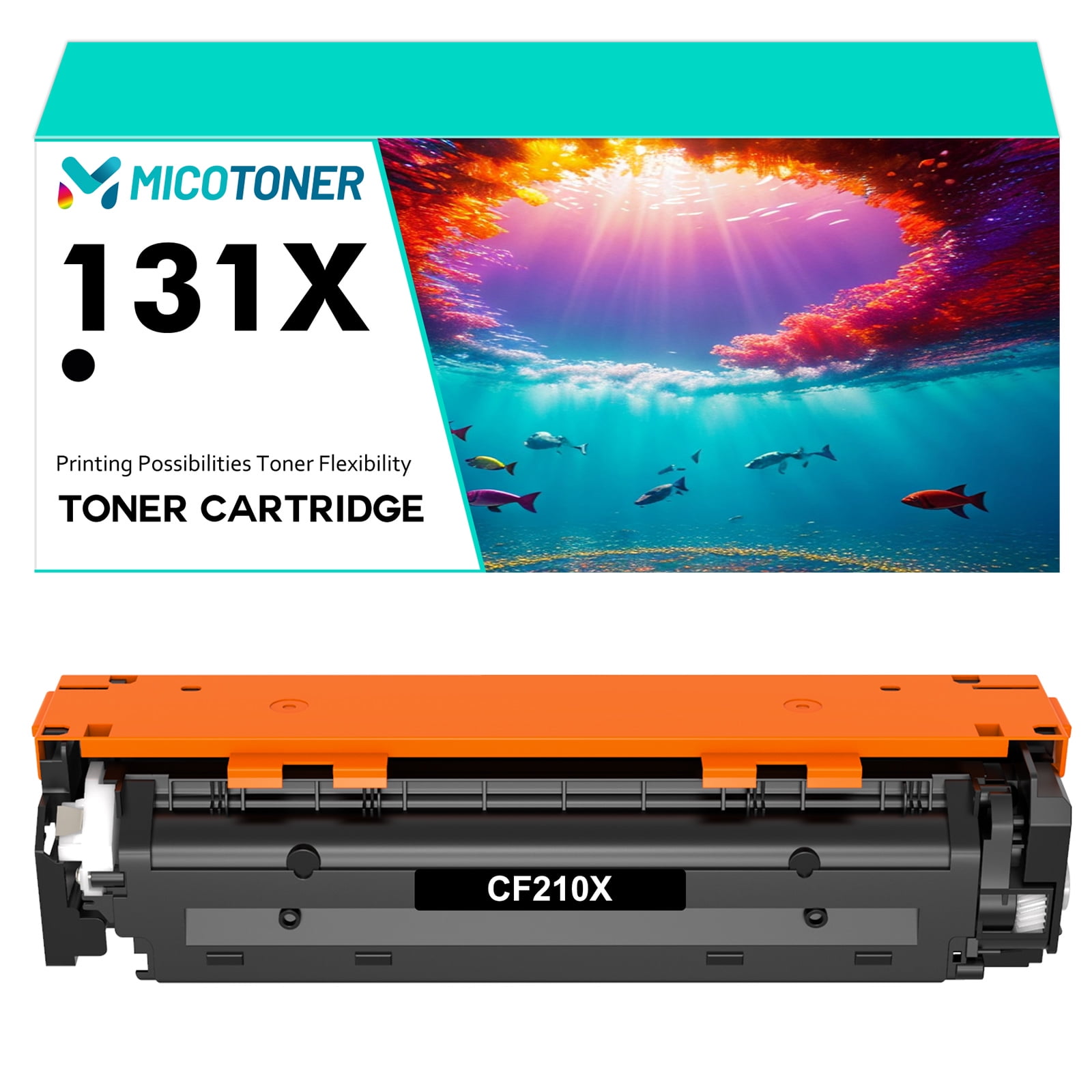 MICOTONER Compatible 131X 131A CF210X Black LaserJet Toner Cartridge ...