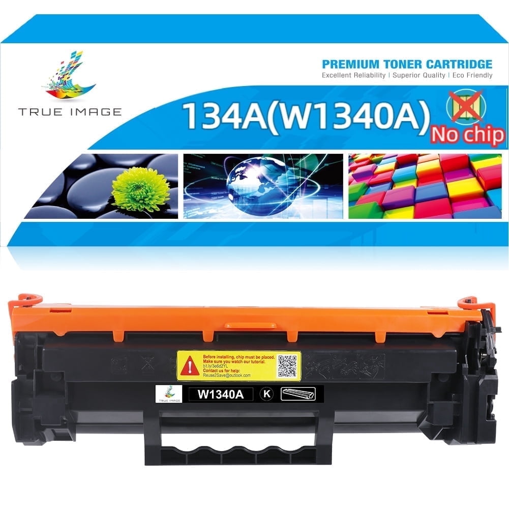 True Image 1-Pack 134A Black Toner Cartridge, Compatible for HP ...