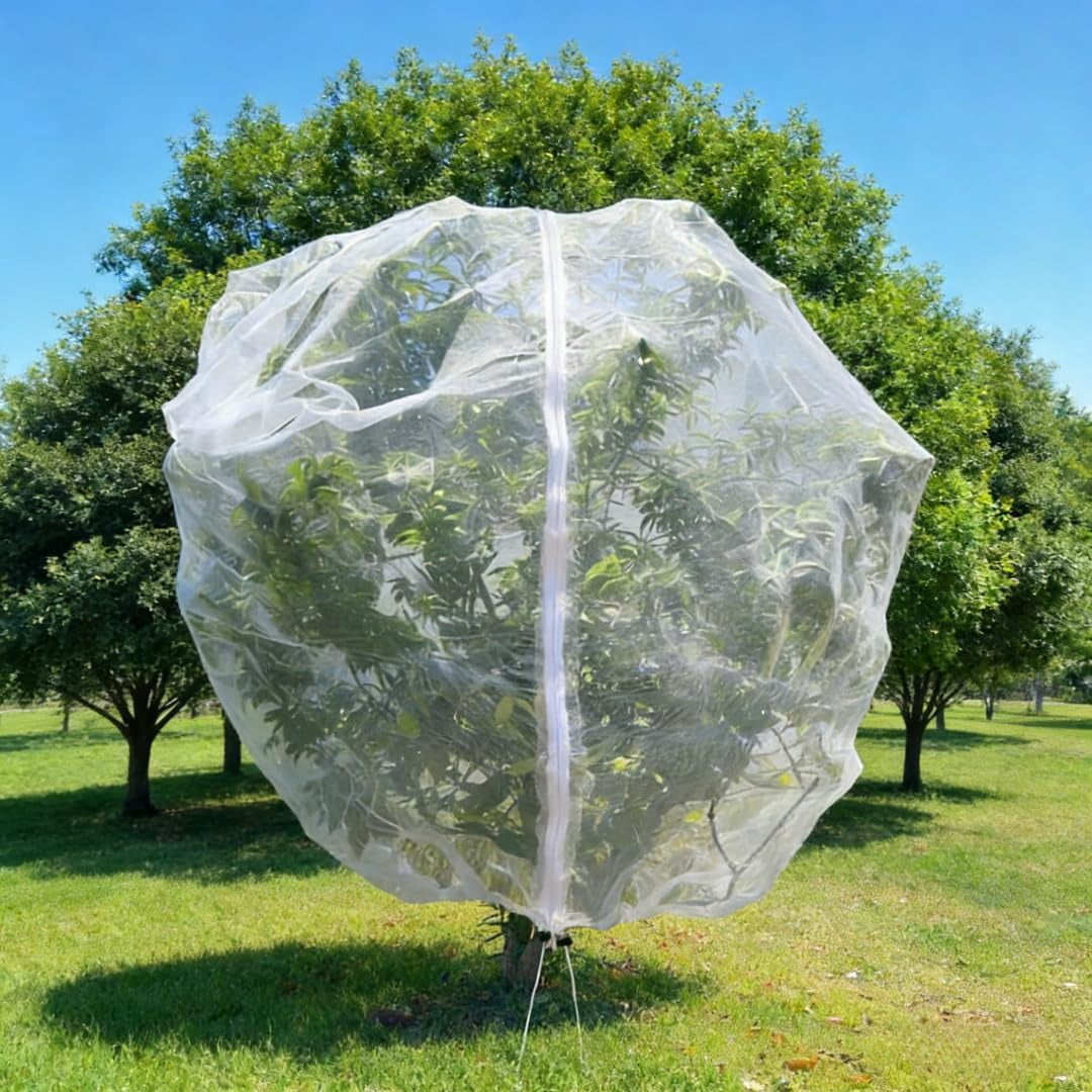 1 Pack 13x13ft Extra Large Fruit Tree Netting with Double Zipper ...