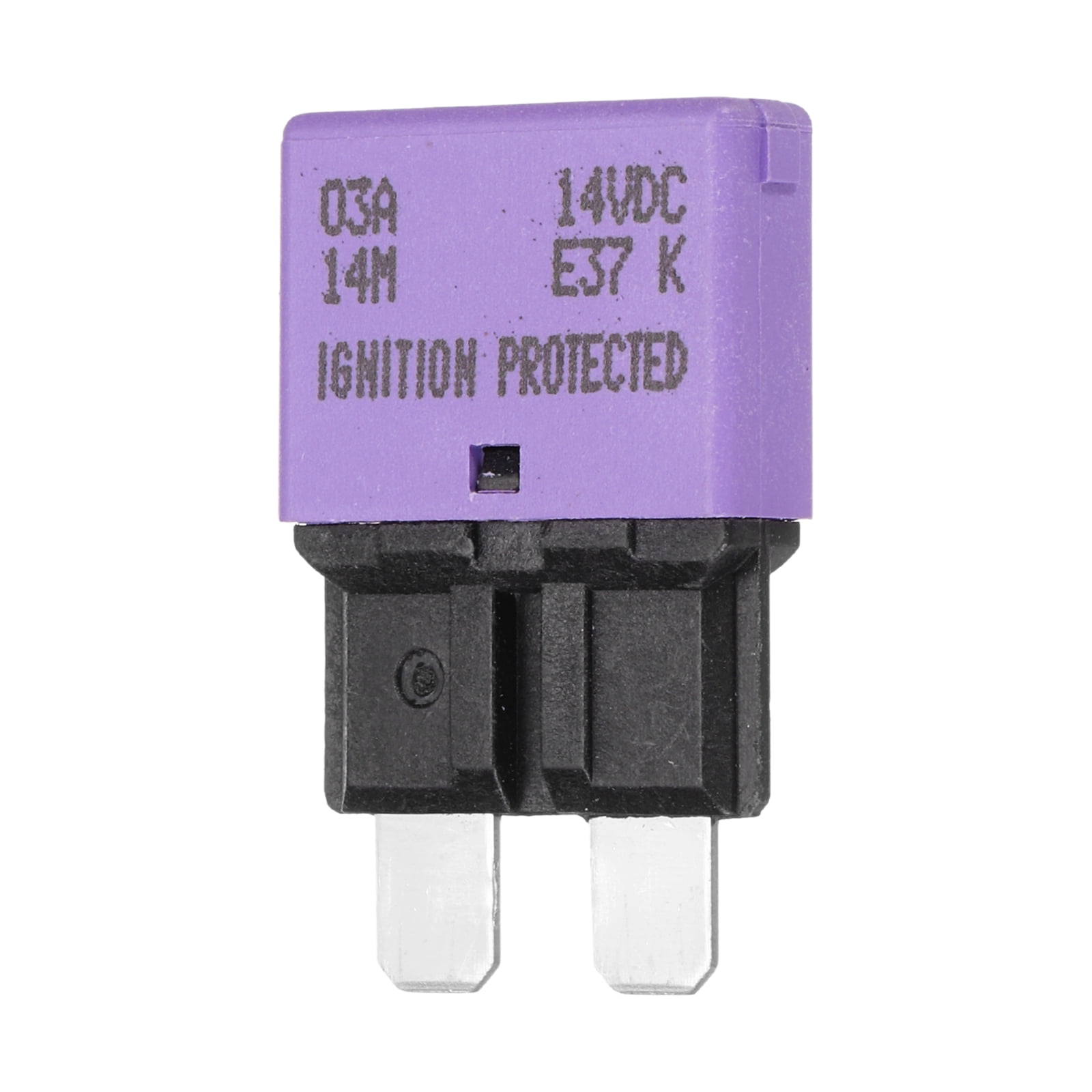 1 Pack 14V DC 3A Purple ATC/ATO Automatic Mini Resettable Fuse for Car ...