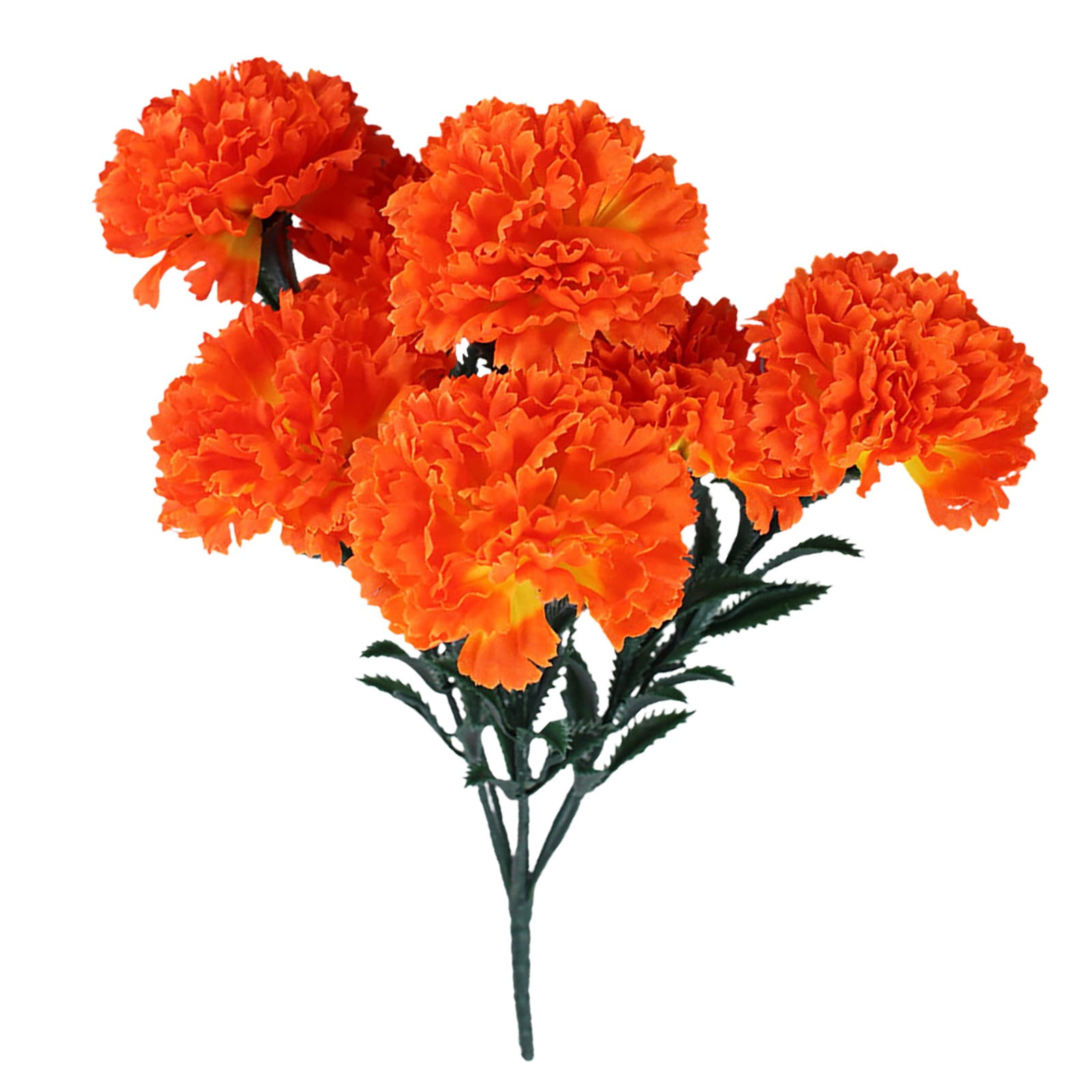1 Pack 17.7 inch 7 Heads Carnation Artificial Flowers Pick, Fake ...