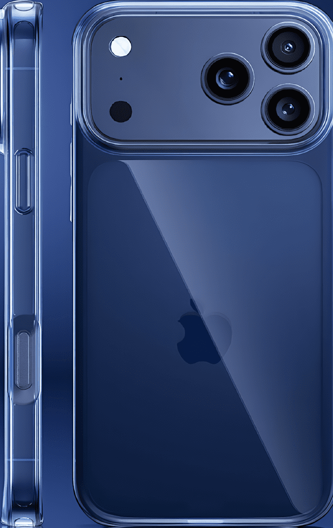 1-Pack 17 Pro Transparent Phone Case, Anti-Yellowing Drop Protection ...