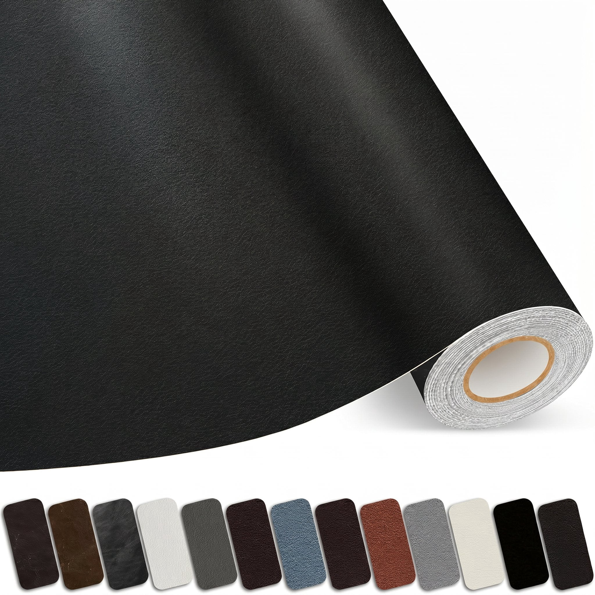 1 Pack 17x79 Inch Self-Adhesive Leather Repair Patch Tape, Vinyl Patch ...