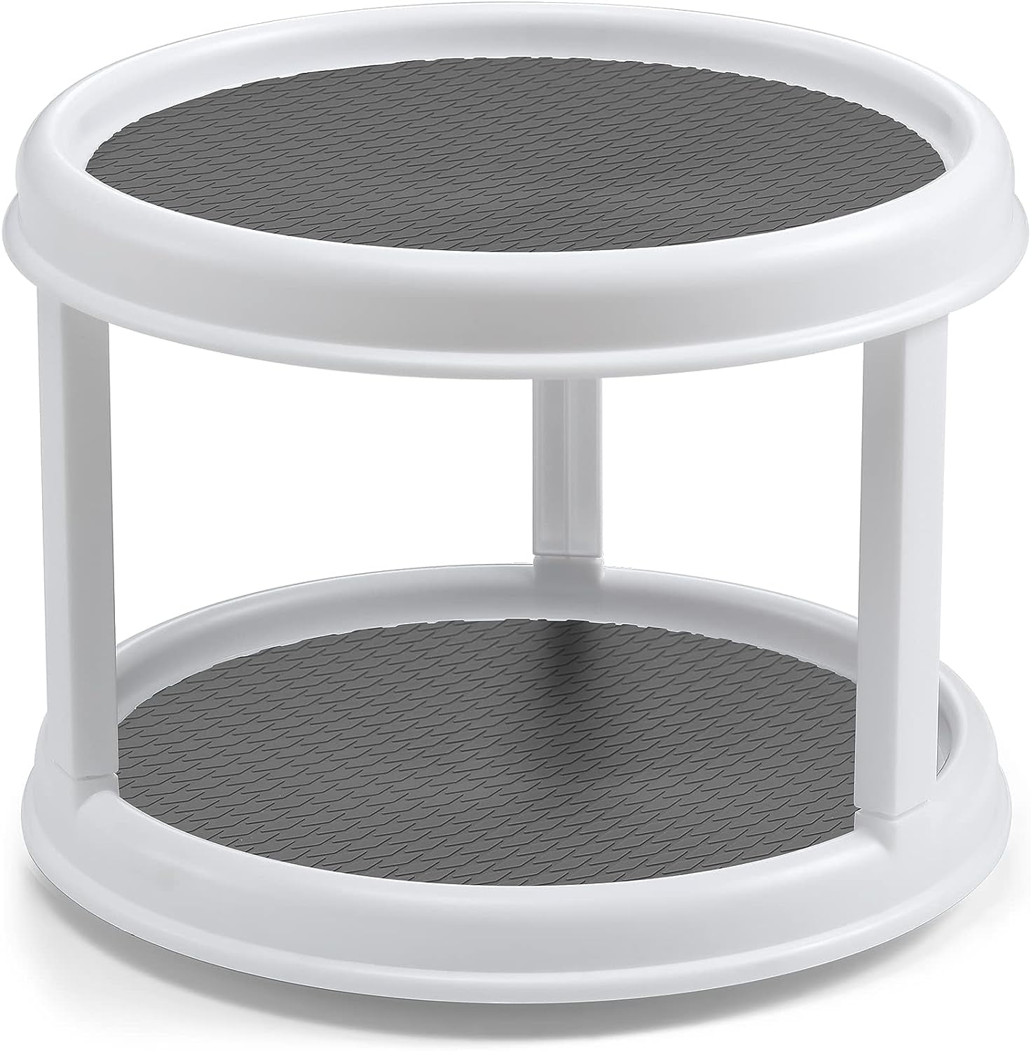 "1 Pack 2 Tier 10"" Turntable Lazy Susan Storage Organizers for Kitchen ...