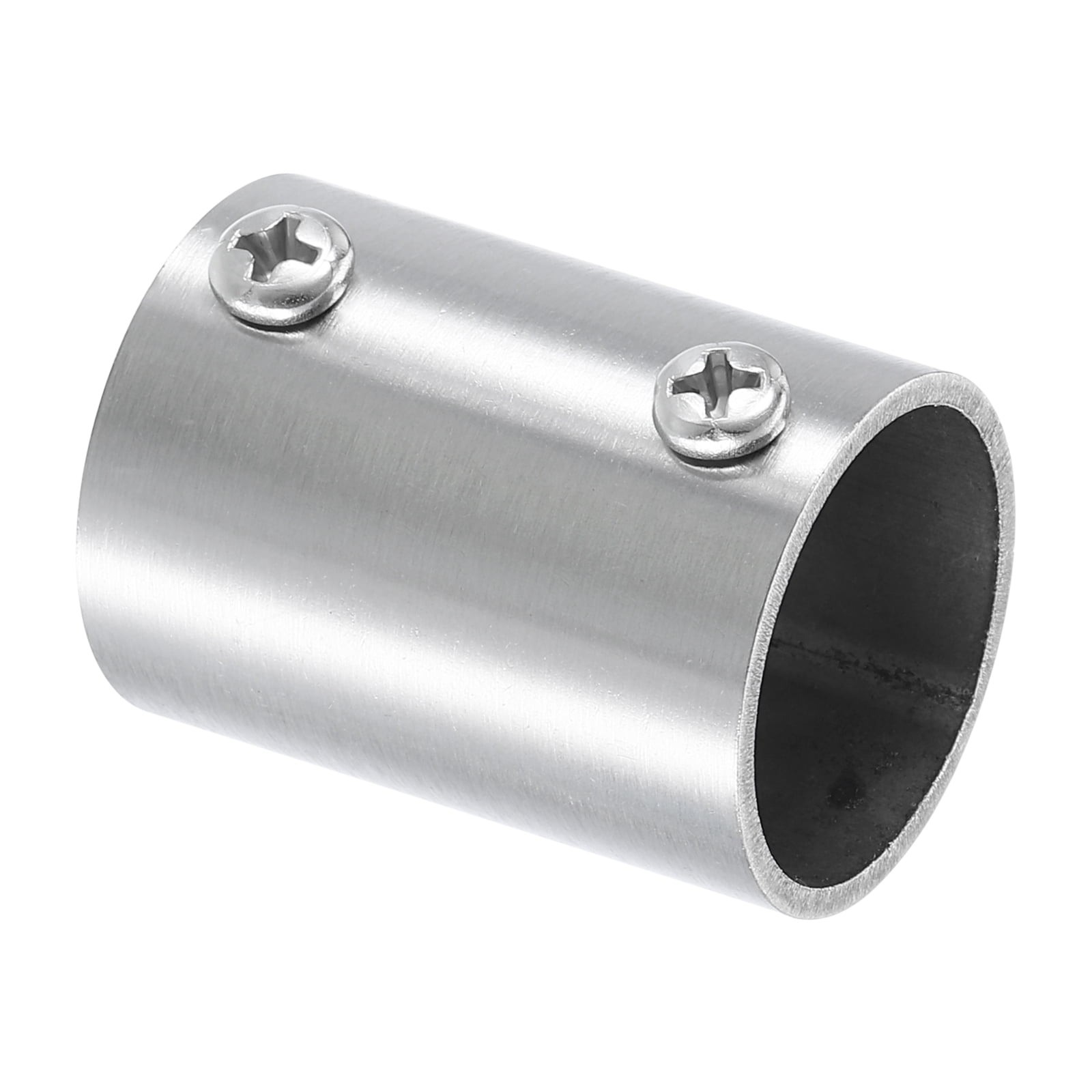 1 Pack 2-Way Straight Pipe Fitting Connector 40mm Length Fit 1" OD Pipe ...