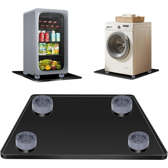 1-Pack 24x24 Inch Silicone Drip Tray Mat with 4 Base Raisers for Mini ...