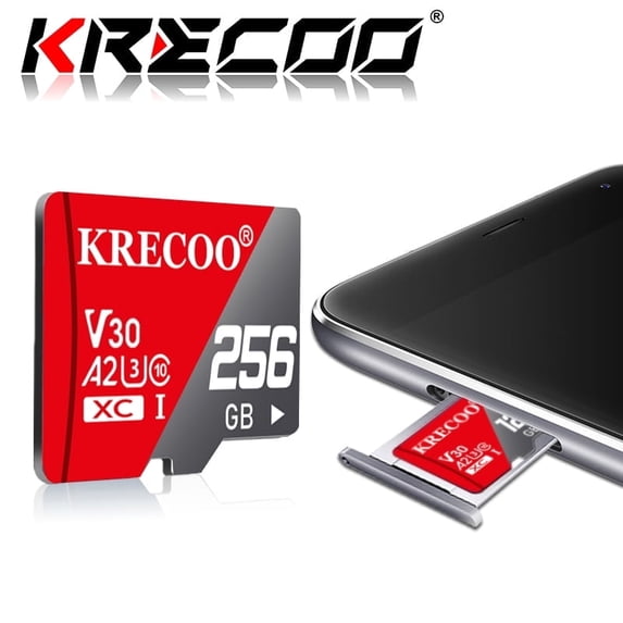 1 Pack 256GB Micro SD Cards TF Card SDXC UHS-I Memory Cards High Speed ...