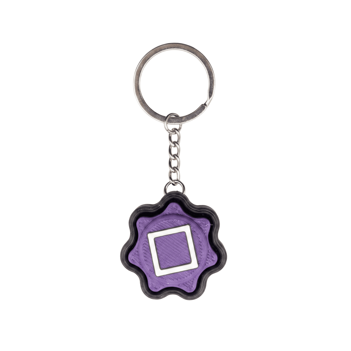 1 Pack 3.3cm 3D Printed Eco-Friendly PLA Symbol Fidget Keychain ...