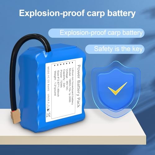 1 Pack 3￵￵6￵￵V HO￵￵ver￵￵Board Battery, Replacement Pack Rechargeable ...