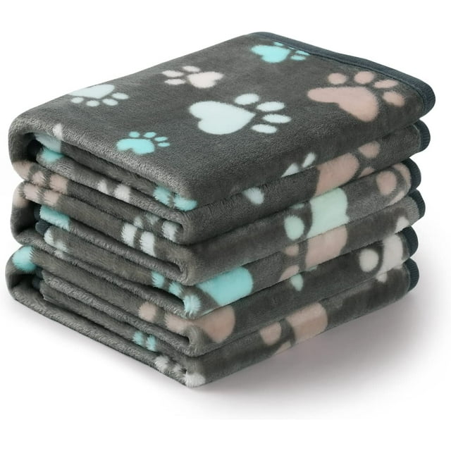 1 Pack 3 Blankets Super Soft Fluffy Premium Fleece Pet Blanket Flannel ...