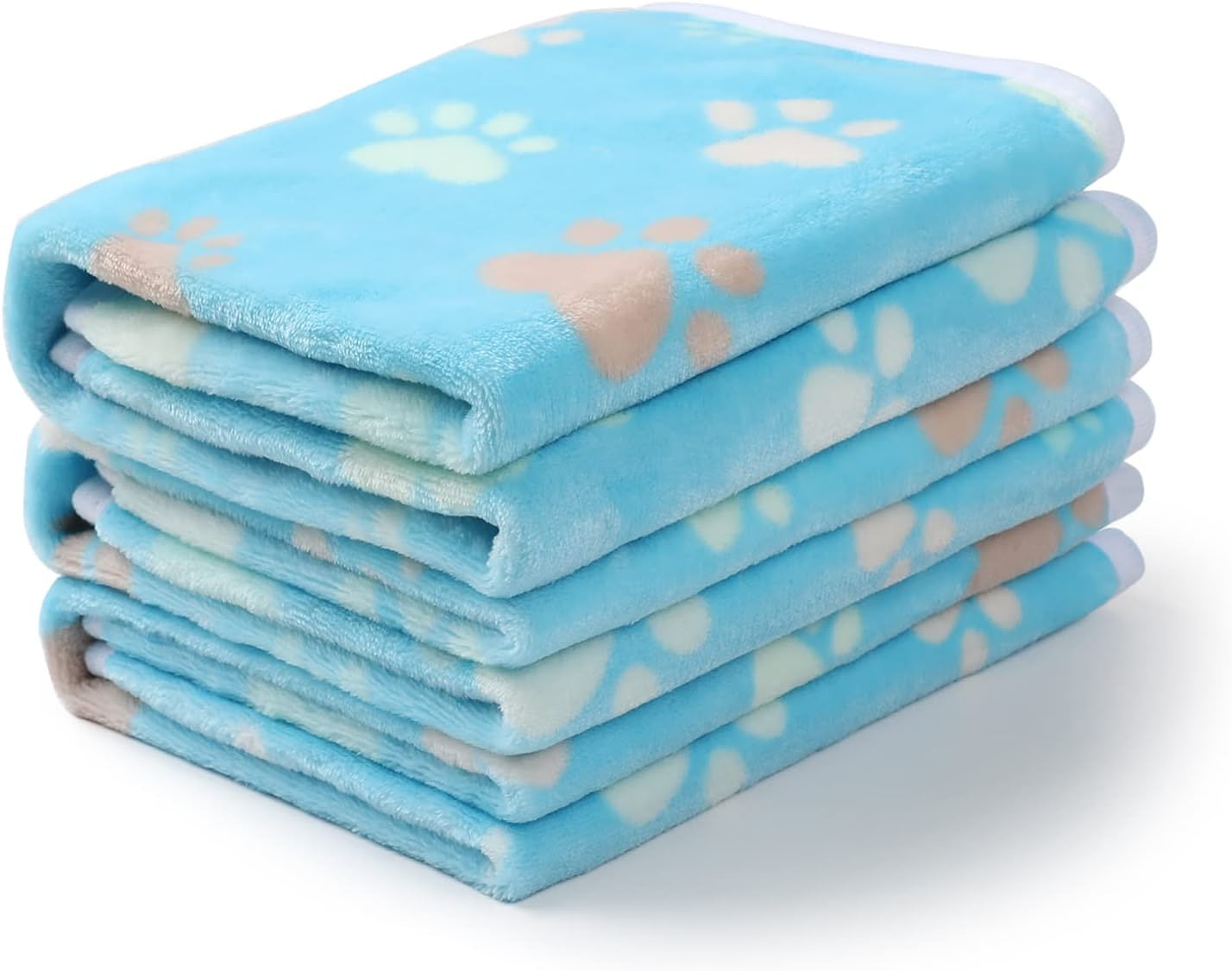 1 Pack 3 Blankets Super Soft Fluffy Premium Fleece Pet Blanket Flannel ...