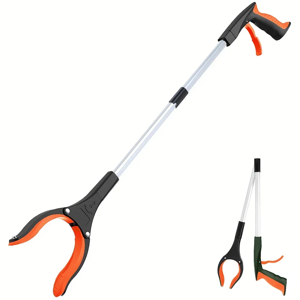 1-Pack 34 Inch Extra Long Grabber Reacher with 360°Rotating Jaw ...