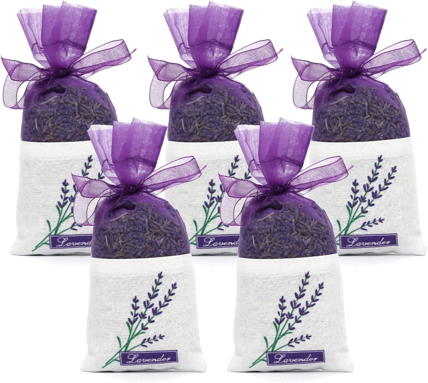 1 Pack/ 5 Pack/ 10 Pack Lavender Sachets Bag for Drawers and Closets ...