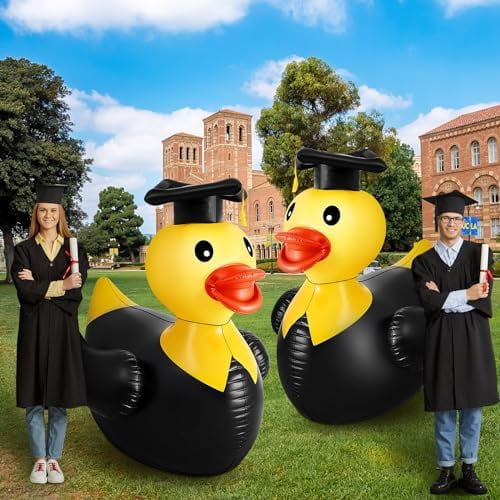 1 Pack 5 ft Graduation Giant Inflatable Decor Duck Large Grad ...