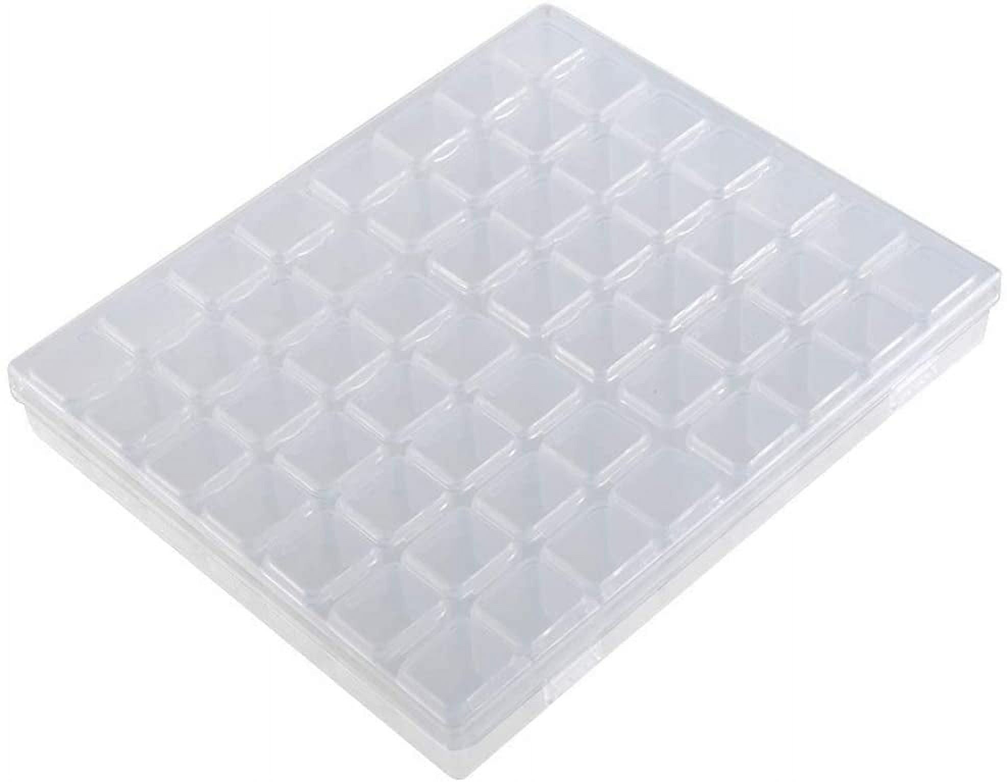 1 Pack 56 Grids Diamond-Paint-Art Box Plastic Jewelry Organizer Storage ...