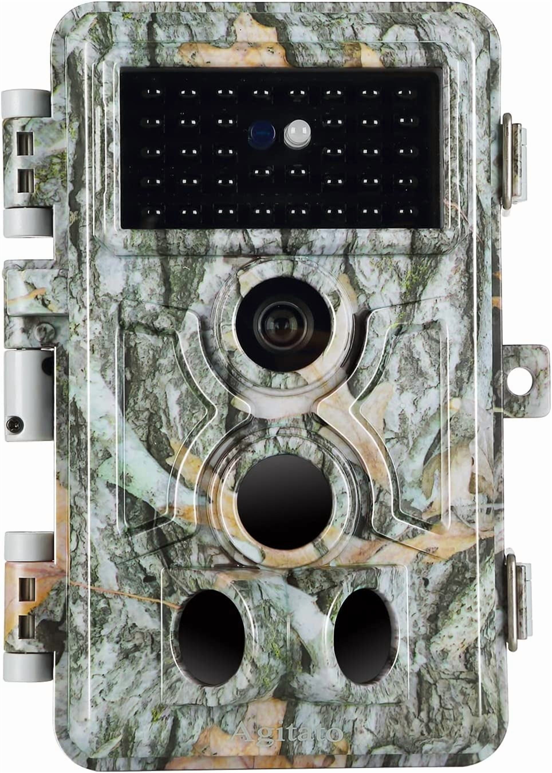 1-Pack 64MP Trail Cameras with 1296P HD Video, Night Vision No Glow, 0 ...