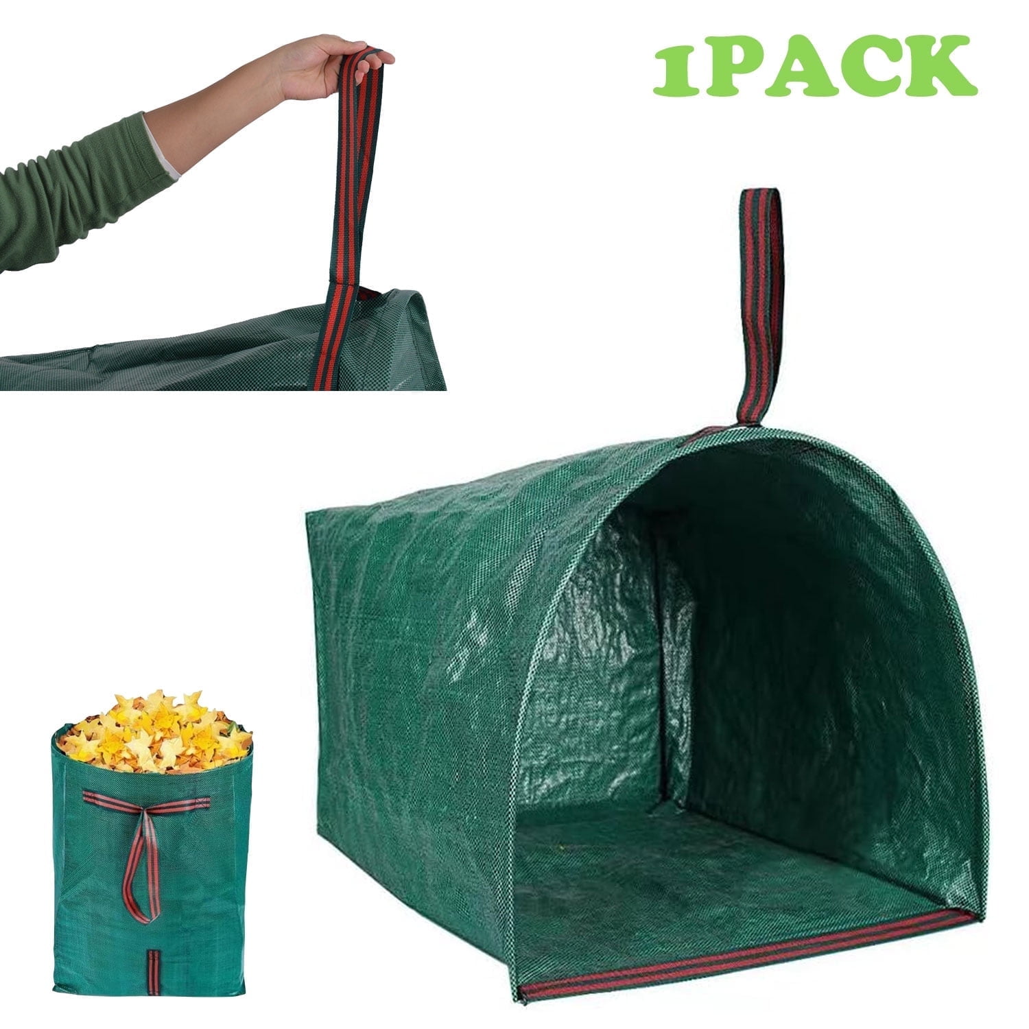 Ayamaya 72 Gallon Collapsible Leaf Bag, Heavy Duty Waterproof Garden ...