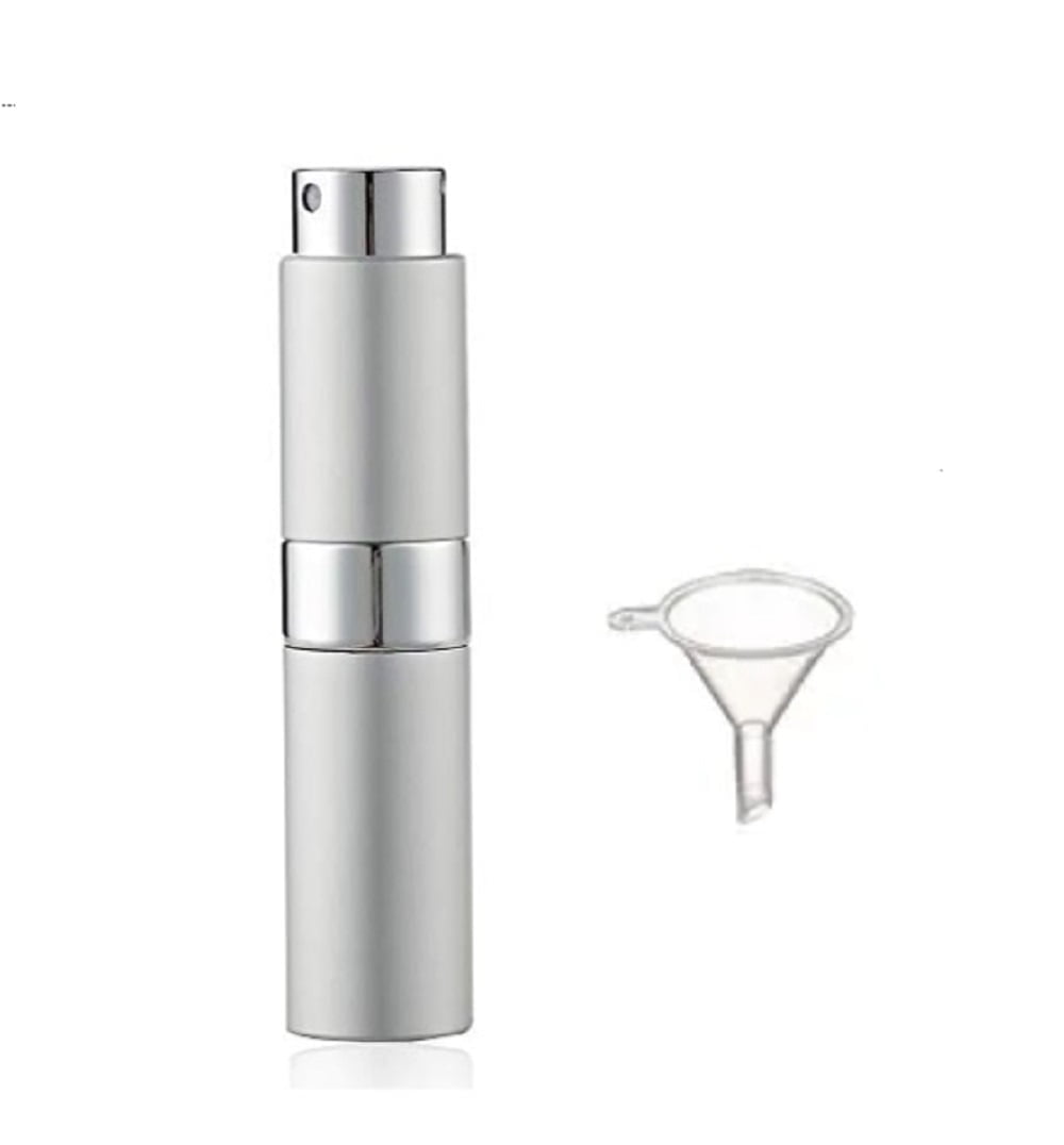 1-Pack 8ML Refillable Perfume Atomizer Spray – Mini Rotating Aluminum ...