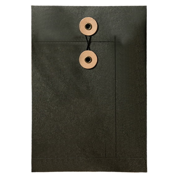 1 Pack A5 Kraft Paper File Envelope, Reusable String-Tie Closure ...