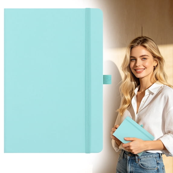 1-Pack A6 Hardcover Pocket Journal, Ruled Lined Notebook with Pen Loop ...