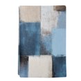 1 Pack Abstract Color Stitching Kitchen Towels Blue Brown Graffiti ...