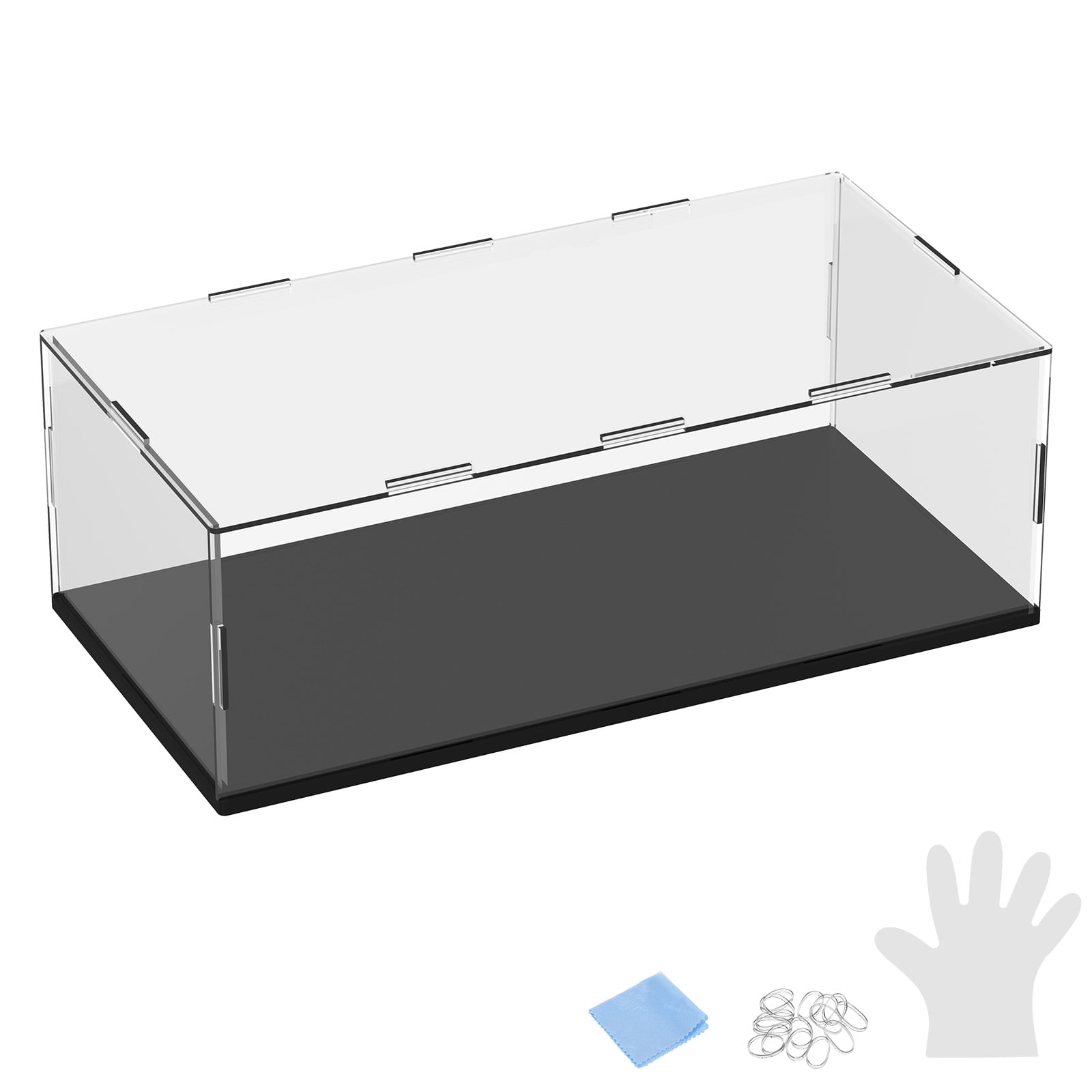 1-Pack Acrylic Display Case, 11.8x5.9x3.9 Inch/30x15x10cm Acrylic Clear ...