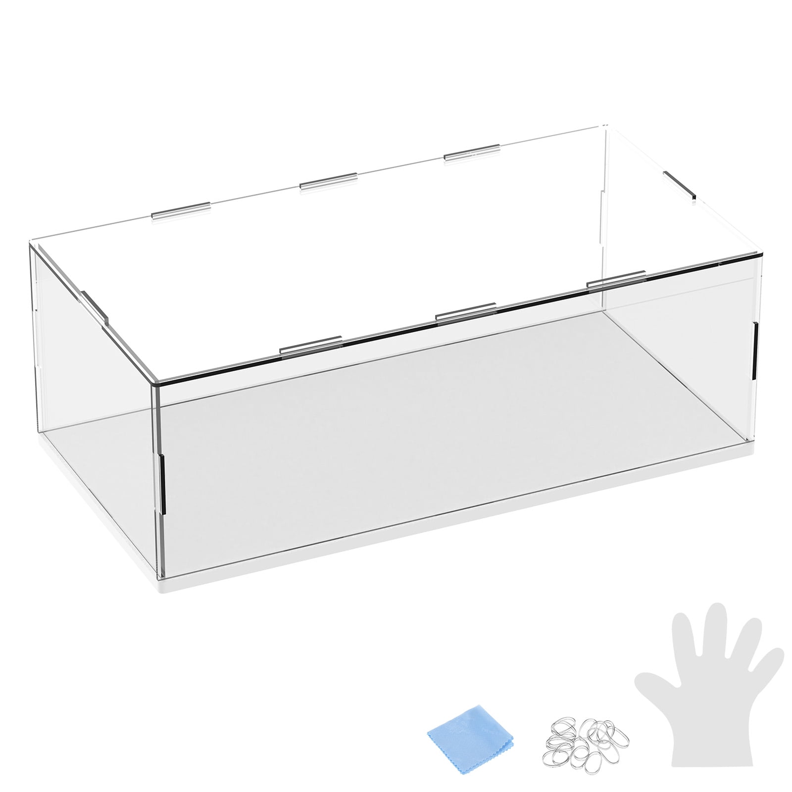 1-Pack Acrylic Display Case, 11.8x5.9x3.9 Inch/30x15x10cm Acrylic Clear ...