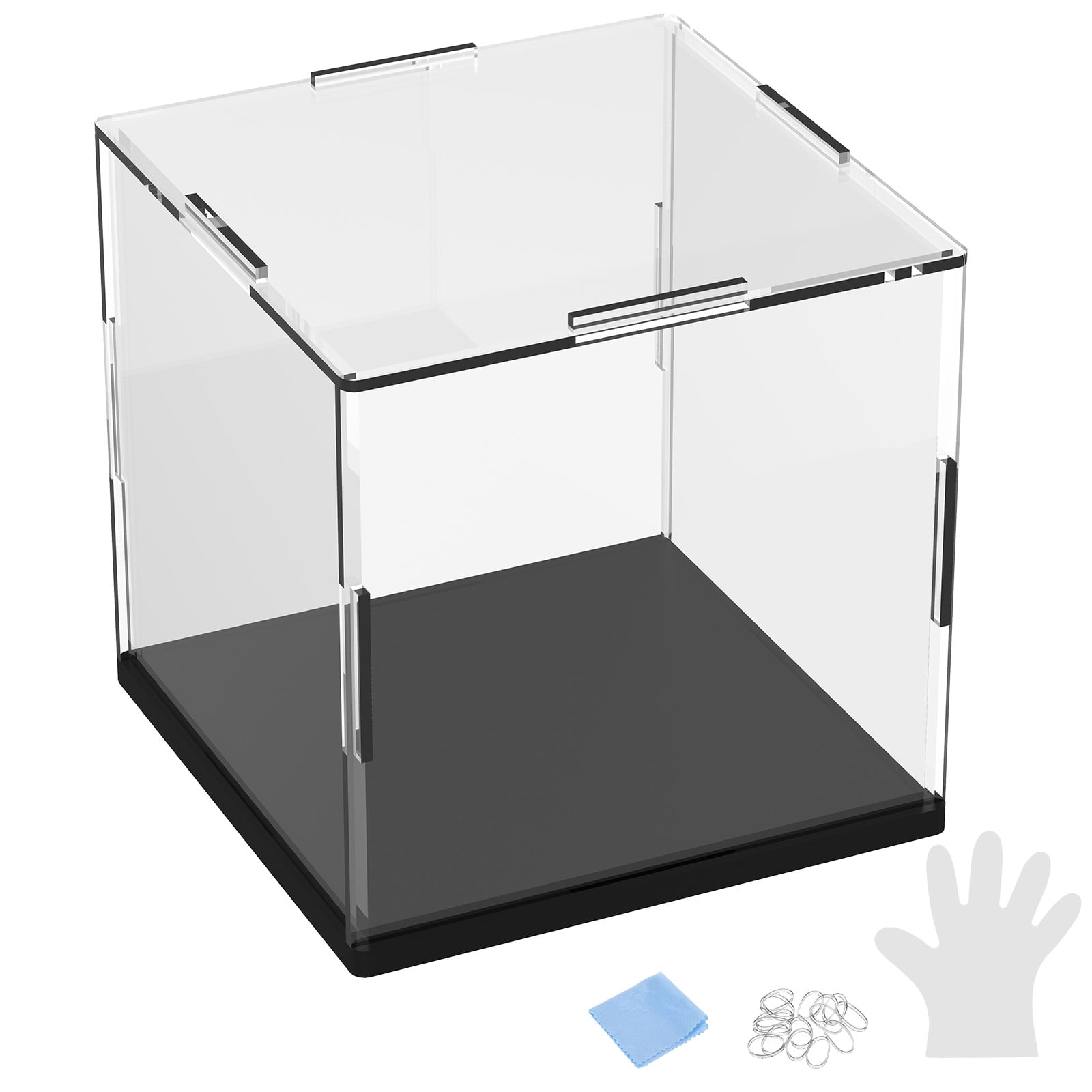 1-Pack Acrylic Display Case, 3.9x3.9x3.9 Inch/10x10x10cm Acrylic Clear ...