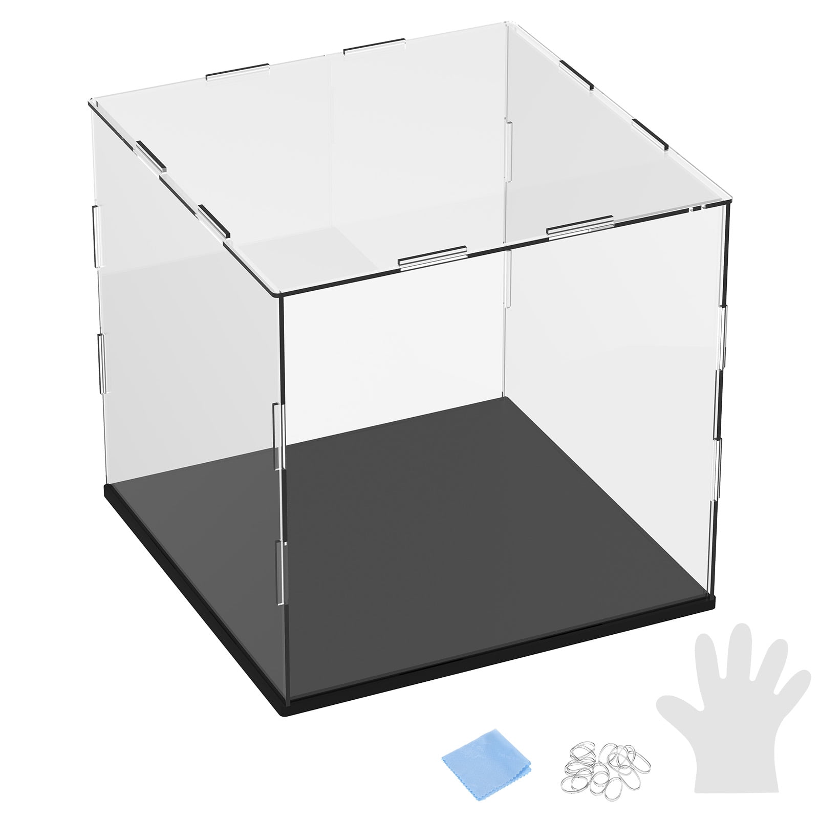 1-Pack Acrylic Display Case, 7.9x7.9x7.9 Inch/20x20x20cm Acrylic Clear ...