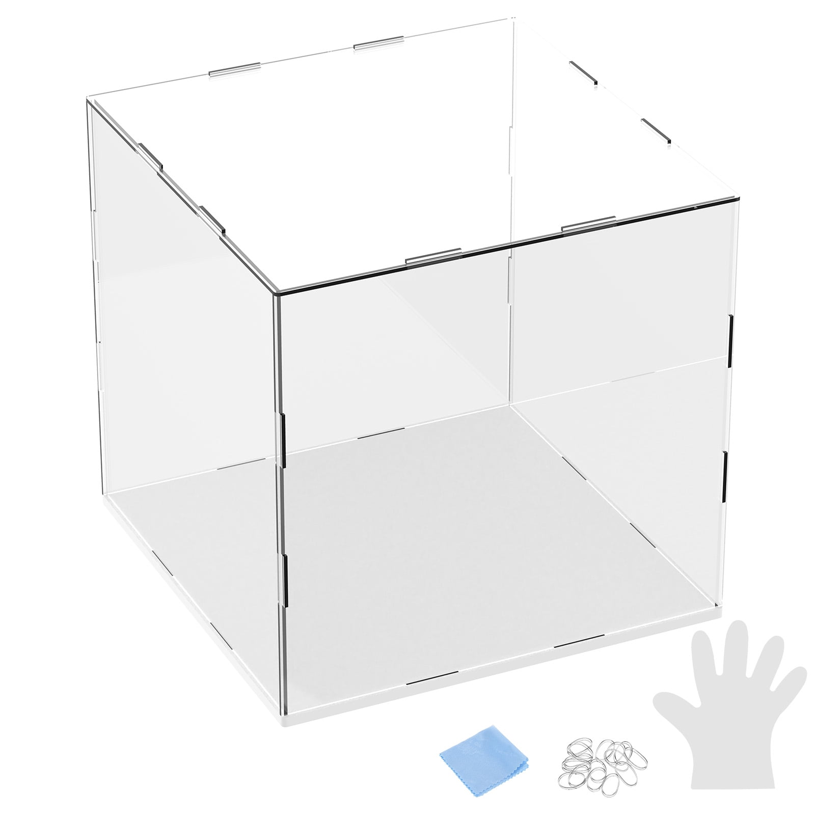 1-Pack Acrylic Display Case, 9.8x9.8x9.8 Inch/25x25x25cm Acrylic Clear ...