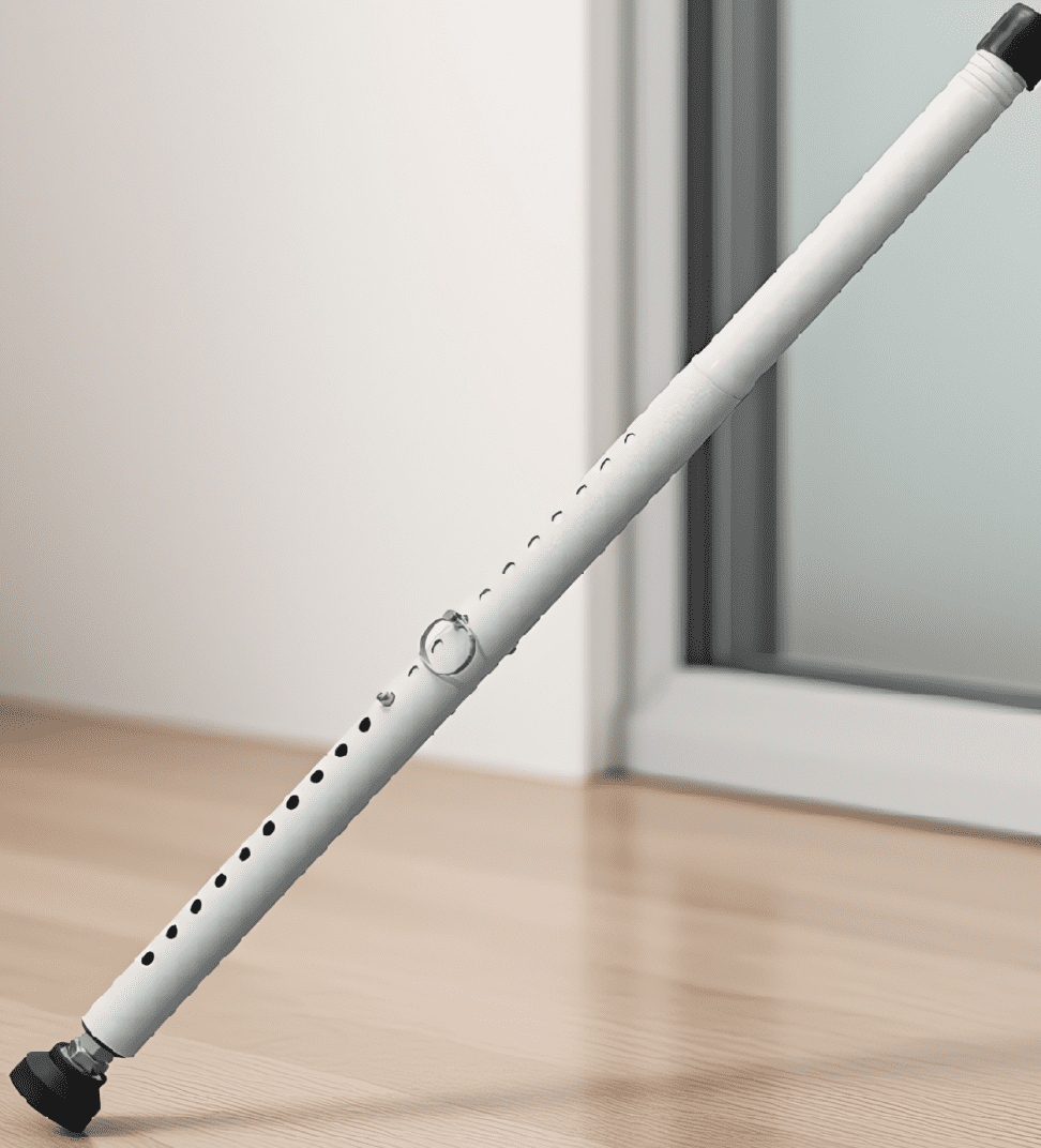 1 Pack Adjustable Sliding Door Security Bar, 17.7-50.5 Inch Heavy Duty ...