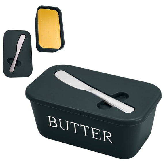 1 Pack Airtight Butter Dish with Lid and Spreader, Durable Butter ...