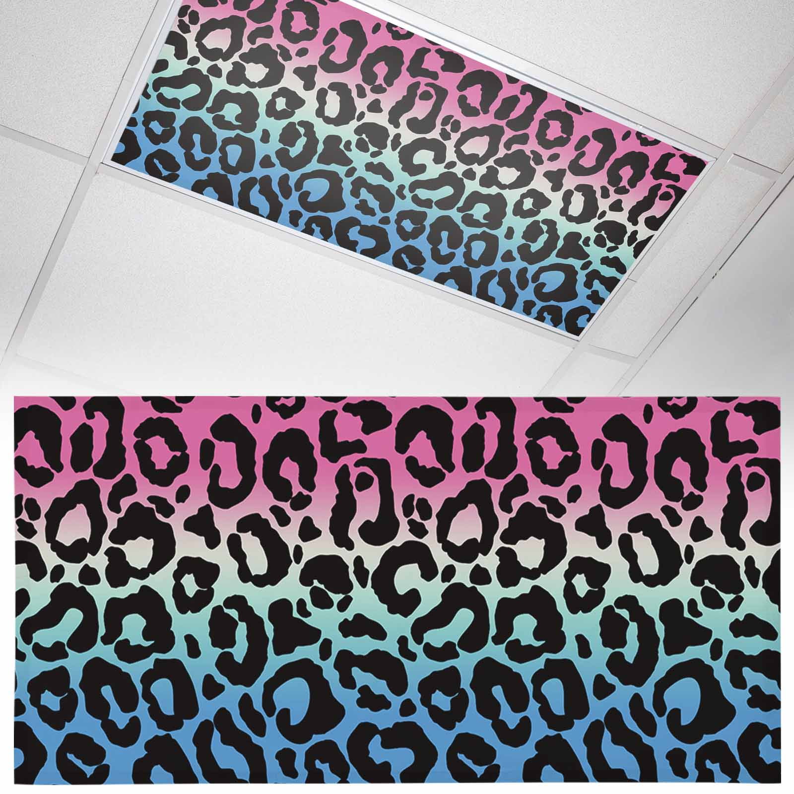 1 Pack Animal Gradient Fluorescent Light Covers for Ceiling Lights ...
