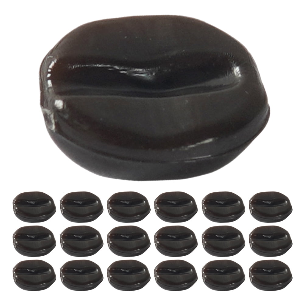 Artificial Coffee Beans for Decoration Lifelike PVC Accessories for DIY ...