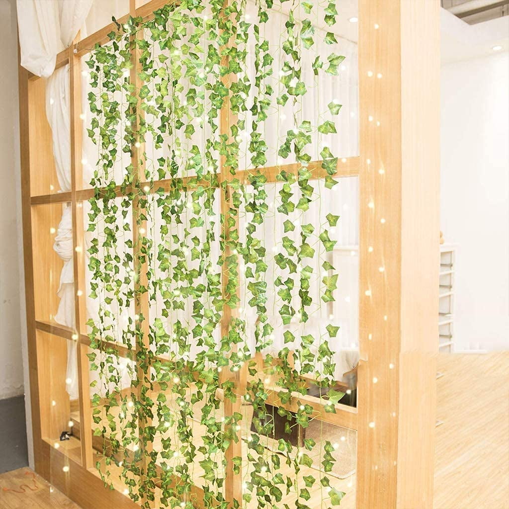 1 Pack Artificial Ivy Leaves Garland Leaf Hanging Plants Fake Vines ...