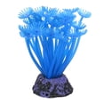 1-Pack Artificial Sea Anemone Decor, Silicone Coral Aquarium Fish Tank ...