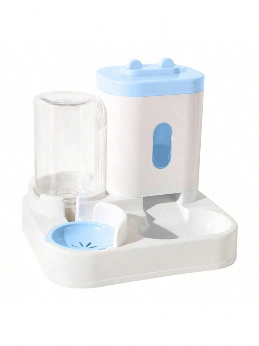 1-Pack Automatic Gravity-Fed Cat Water Dispenser & Feeder - Spill-Proof ...