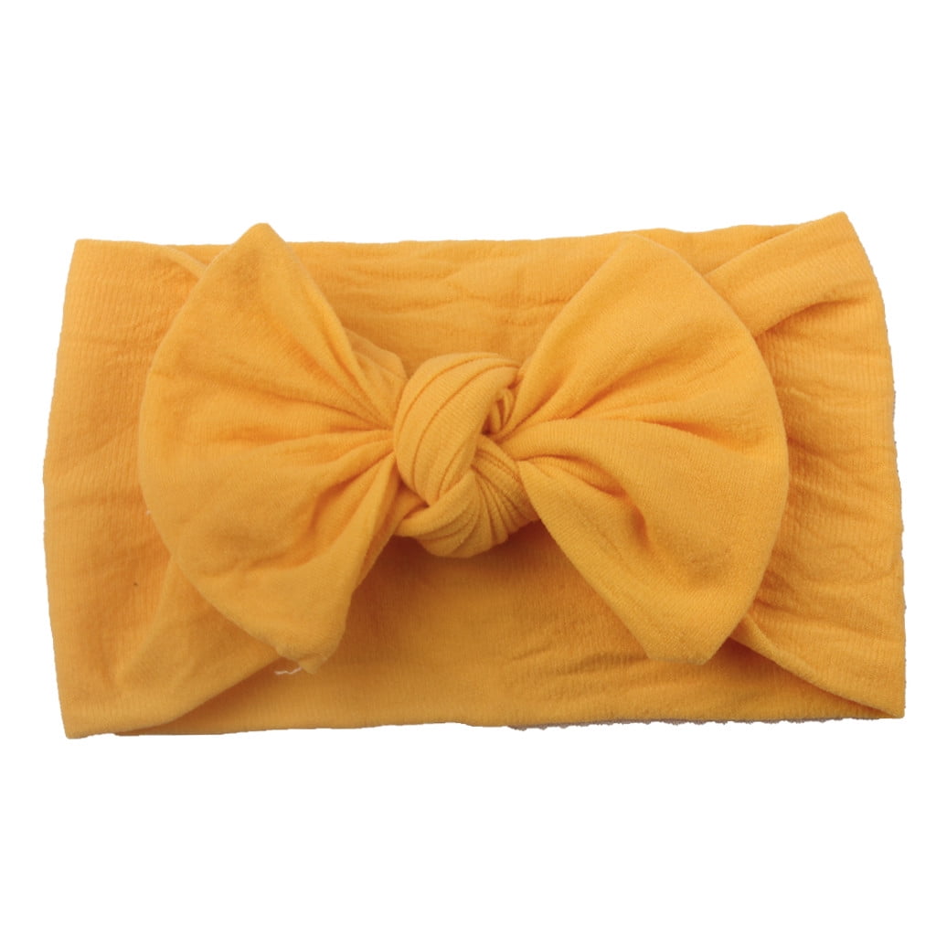 1 Pack Baby Headbands Soft Nylon Hairbands Hair Bows for Newborns ...