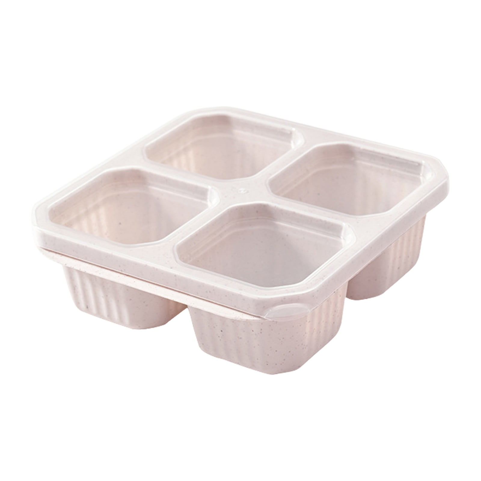 1 Pack Bento Snack Containers， 4 Compartment Food Storage Containers ...