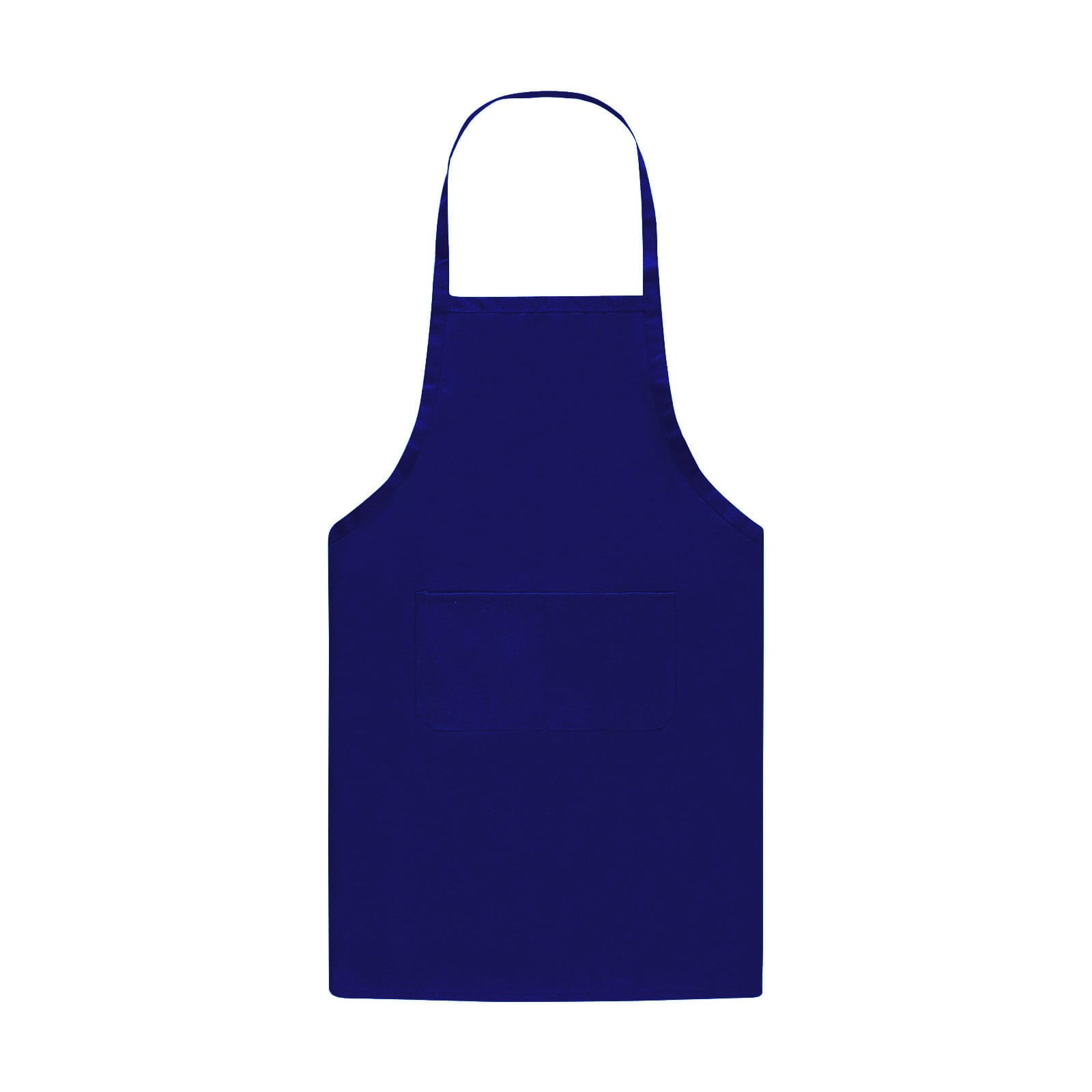 1 Pack Bib Aprons Bulk - Unisex Green Commercial Apron with 2 Pockets ...