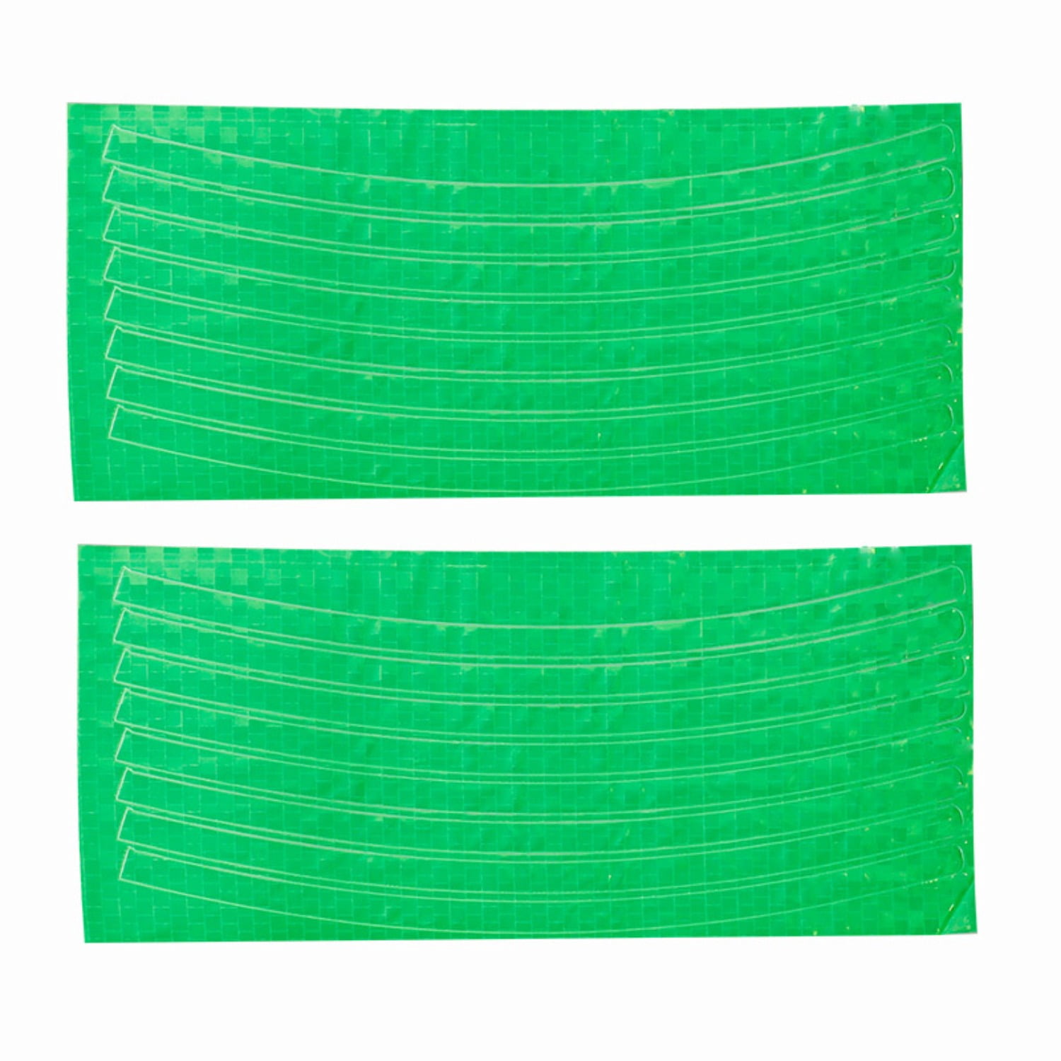 1 Pack Bicycle Reflective Sticker Tape 21cm X 8cm Fluorescent Bike ...