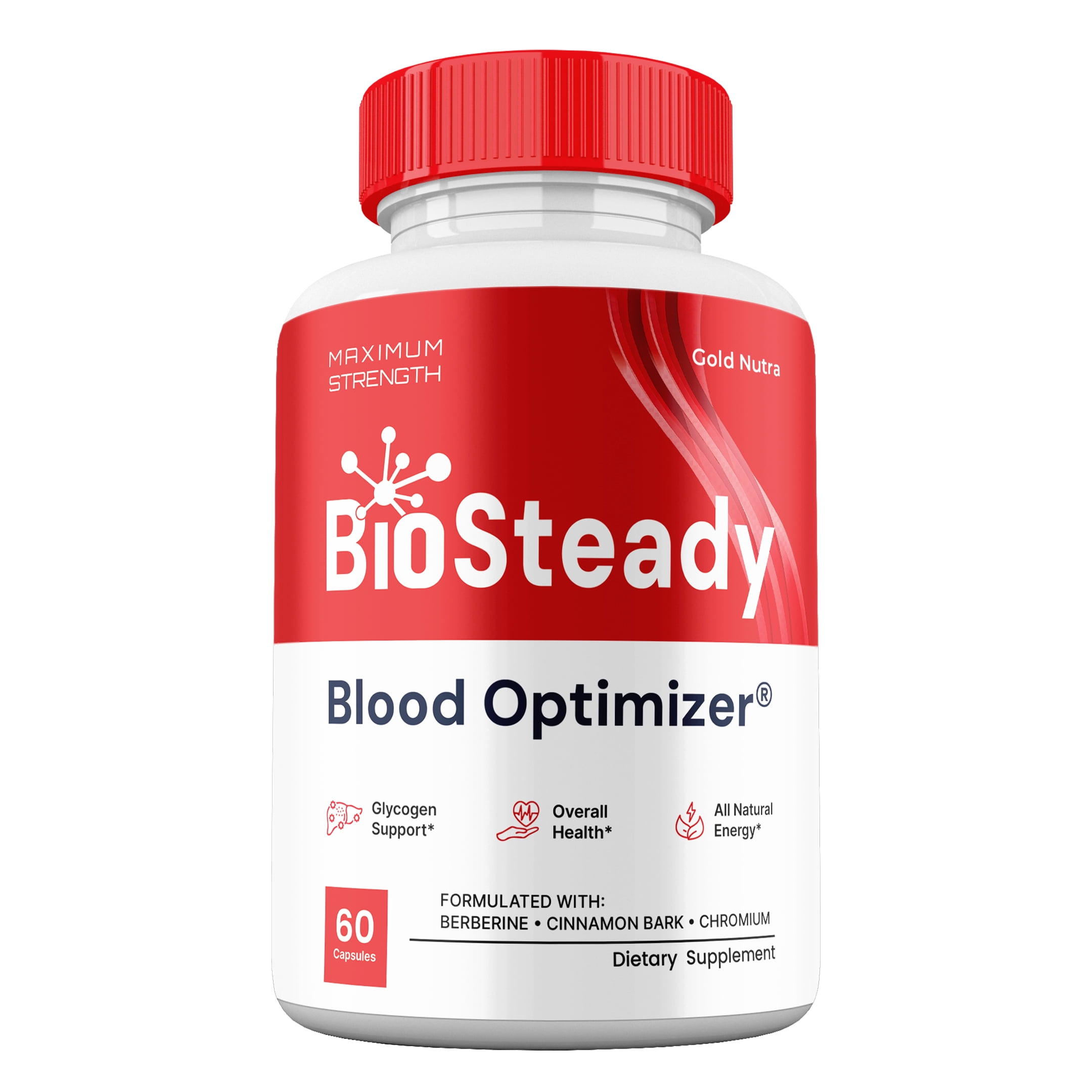 (1 Pack) BioSteady Supplement Capsules, All Natural Glycogen Supplement ...