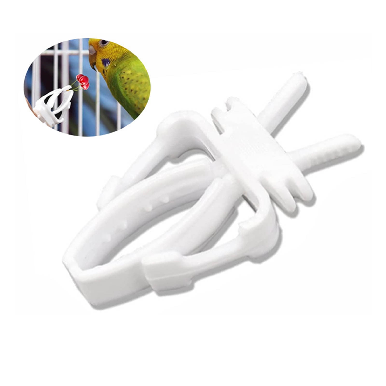 1 Pack Bird Cage Food Holder Bird Cage Clips Parrot Fruit Vegetable ...