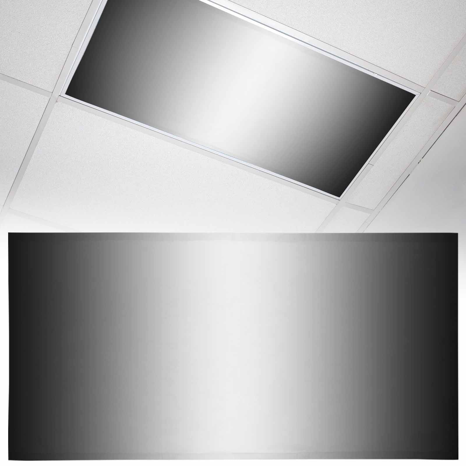 1 Pack Black and Fluorescent Light Covers for Ceiling Lights White ...