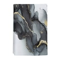 1 Pack Black Gold Gradient Kitchen Towels Abstract Marble Texture ...