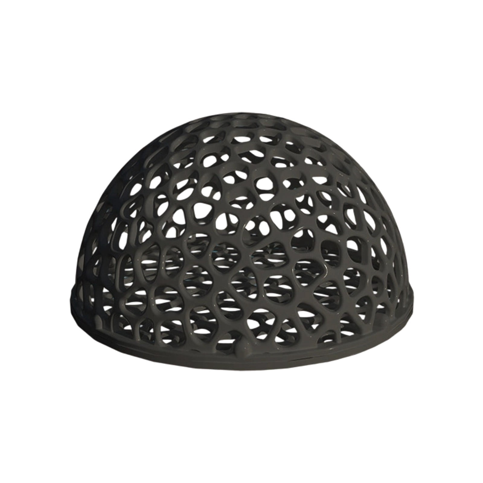 1-Pack Black Shrimp Hideouts – Hollow Half-Sphere Aquarium Caves for ...
