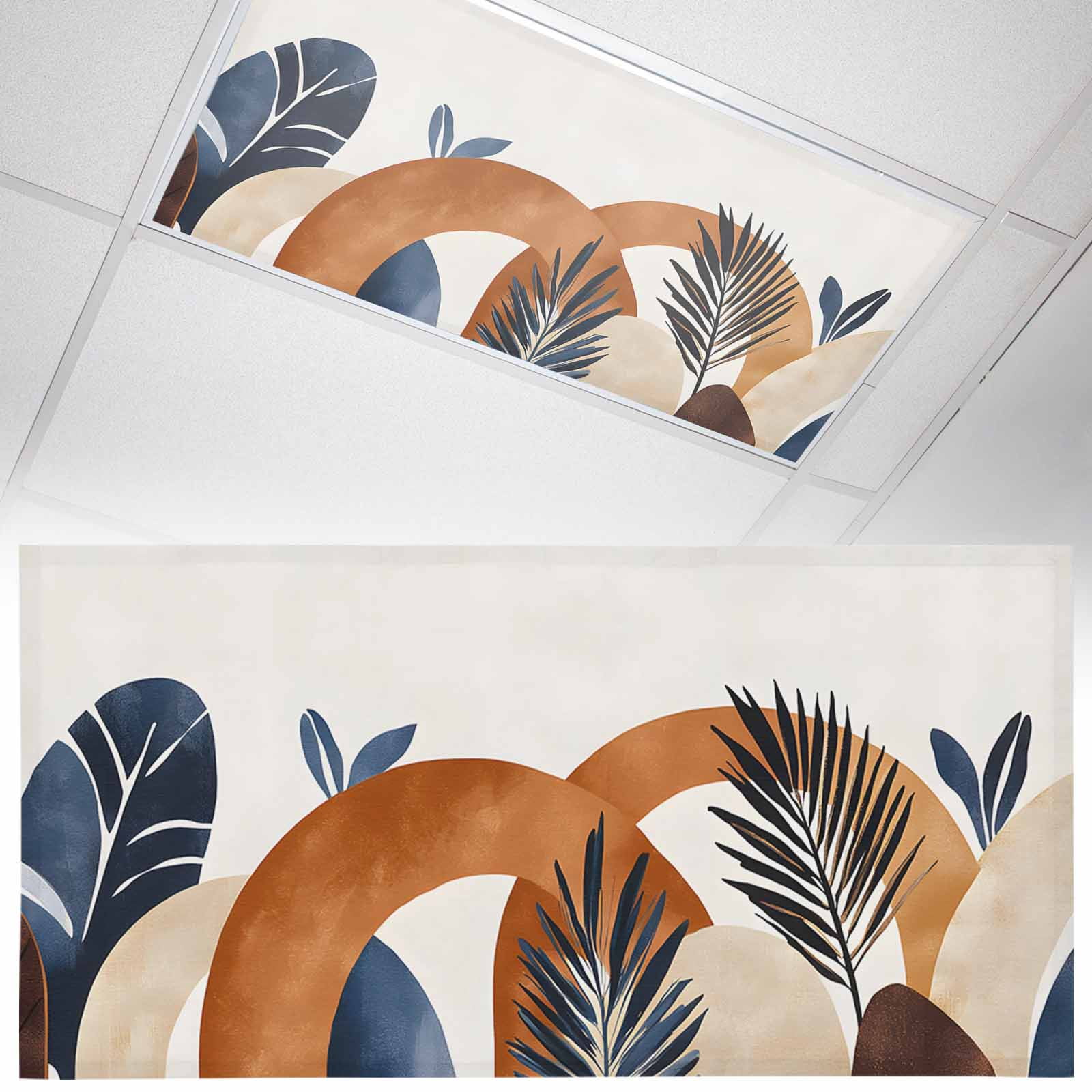 1 Pack Bohemian Nordic Fluorescent Light Covers for Ceiling Lights ...