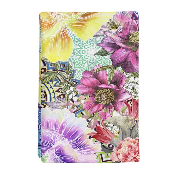 1 Pack Boho Flower Kitchen Towels National Style Peony Orchids ...