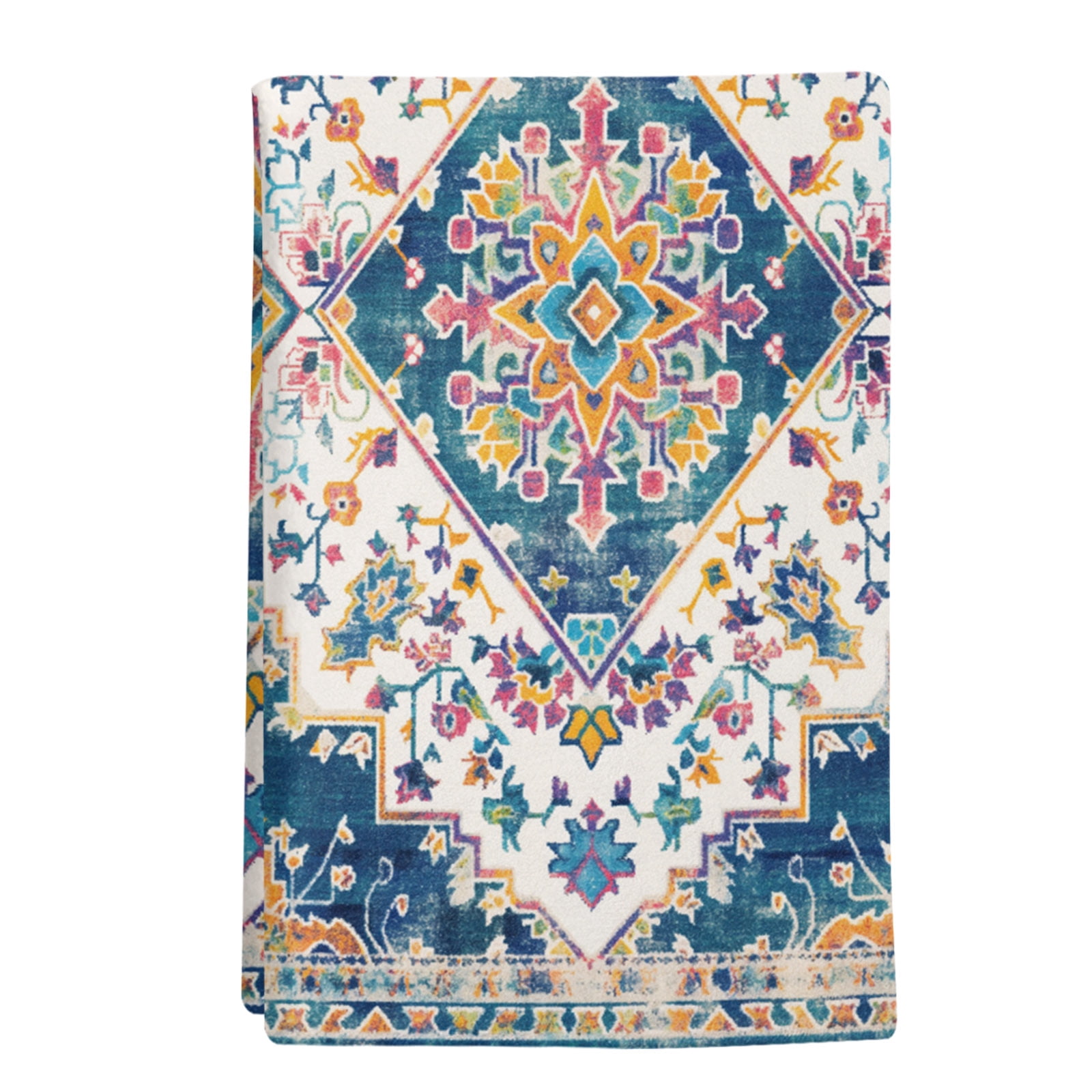 1 Pack Boho Tribal Kitchen Towels Retro Style Flowers Decorative Dish ...